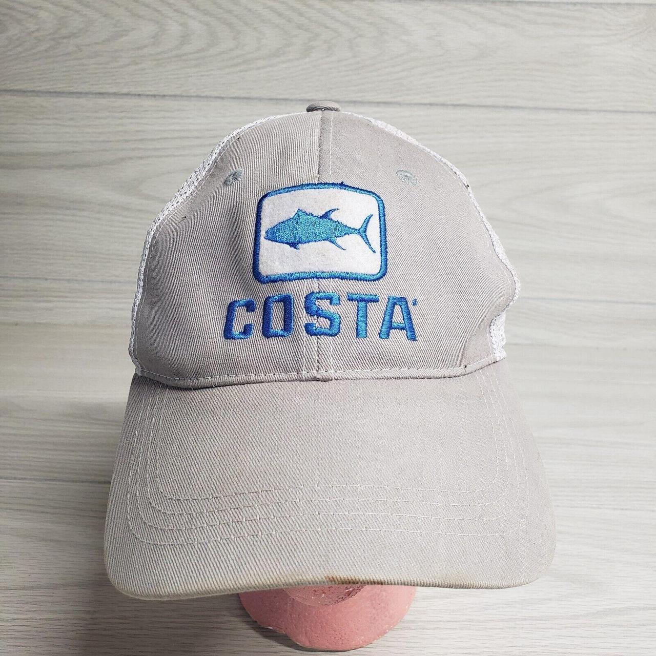 Green Costa Fish Snapback Trucker Ball Cap Hat Mesh... - Depop