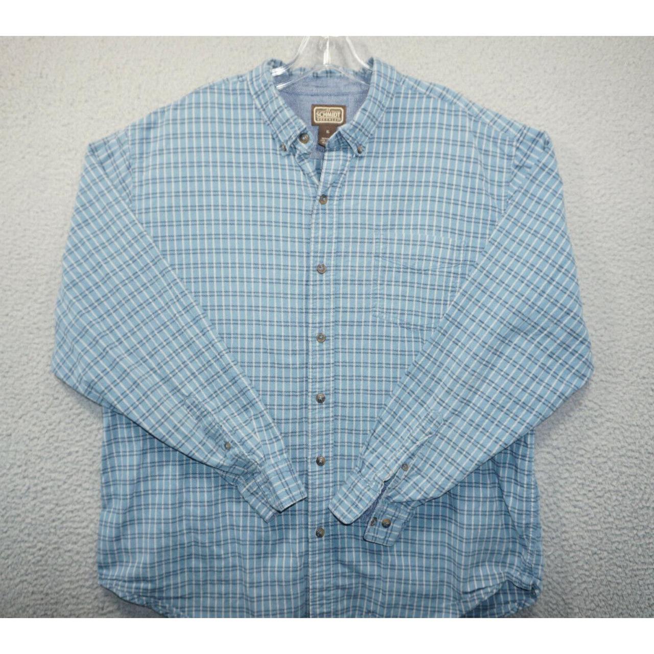 CE SCHMIDT Workwear Mens Size XL Button Down Shirt... - Depop