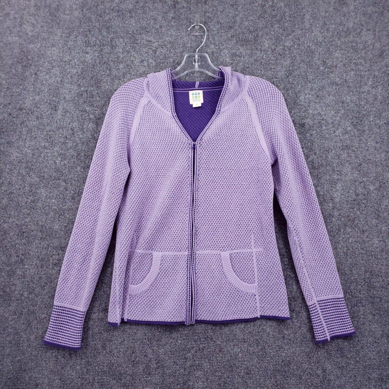 Title Nine Sweater Womens S Small Purple Full Zip... - Depop