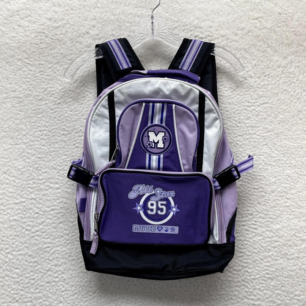 Y2K 2000s Vintage Mudd Backpack Girls Kids Purple... - Depop