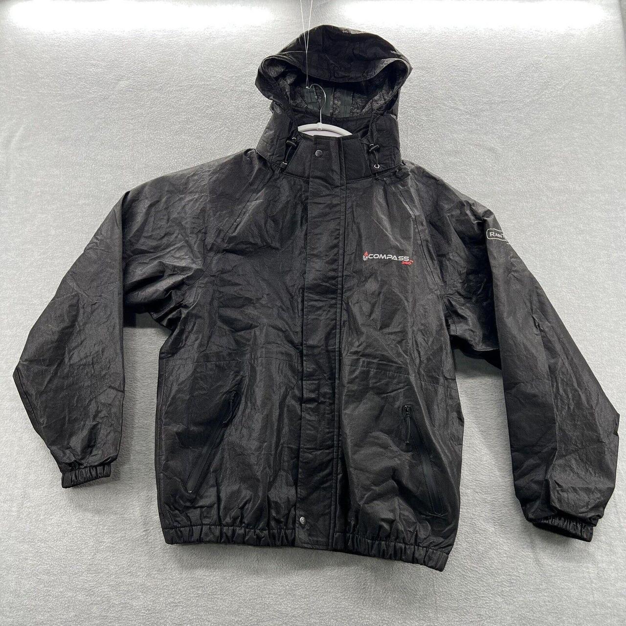 compass 360 jacket size L mens black Raintek... - Depop