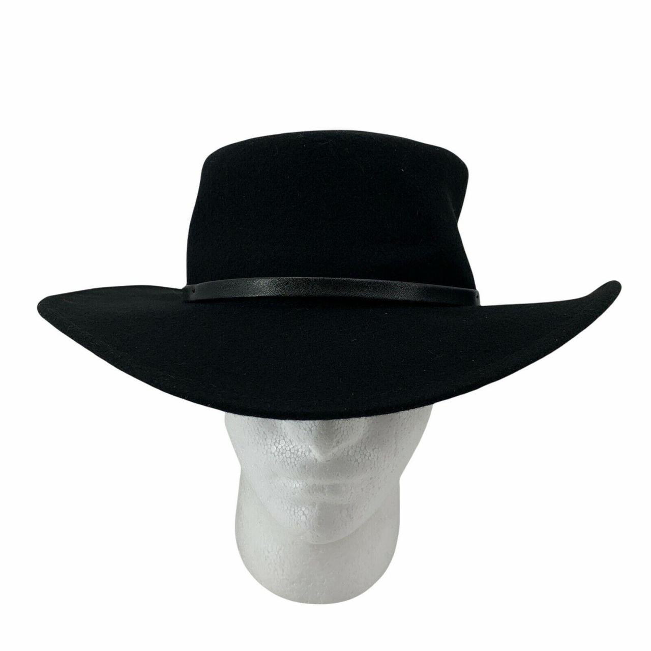 Sole Society Wool Hat Womens One Size Black Western... - Depop