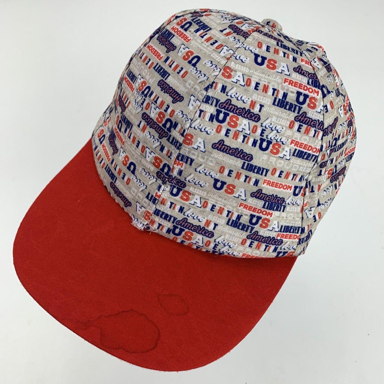 USA America Freedom Ball Cap Hat Adjustable... - Depop