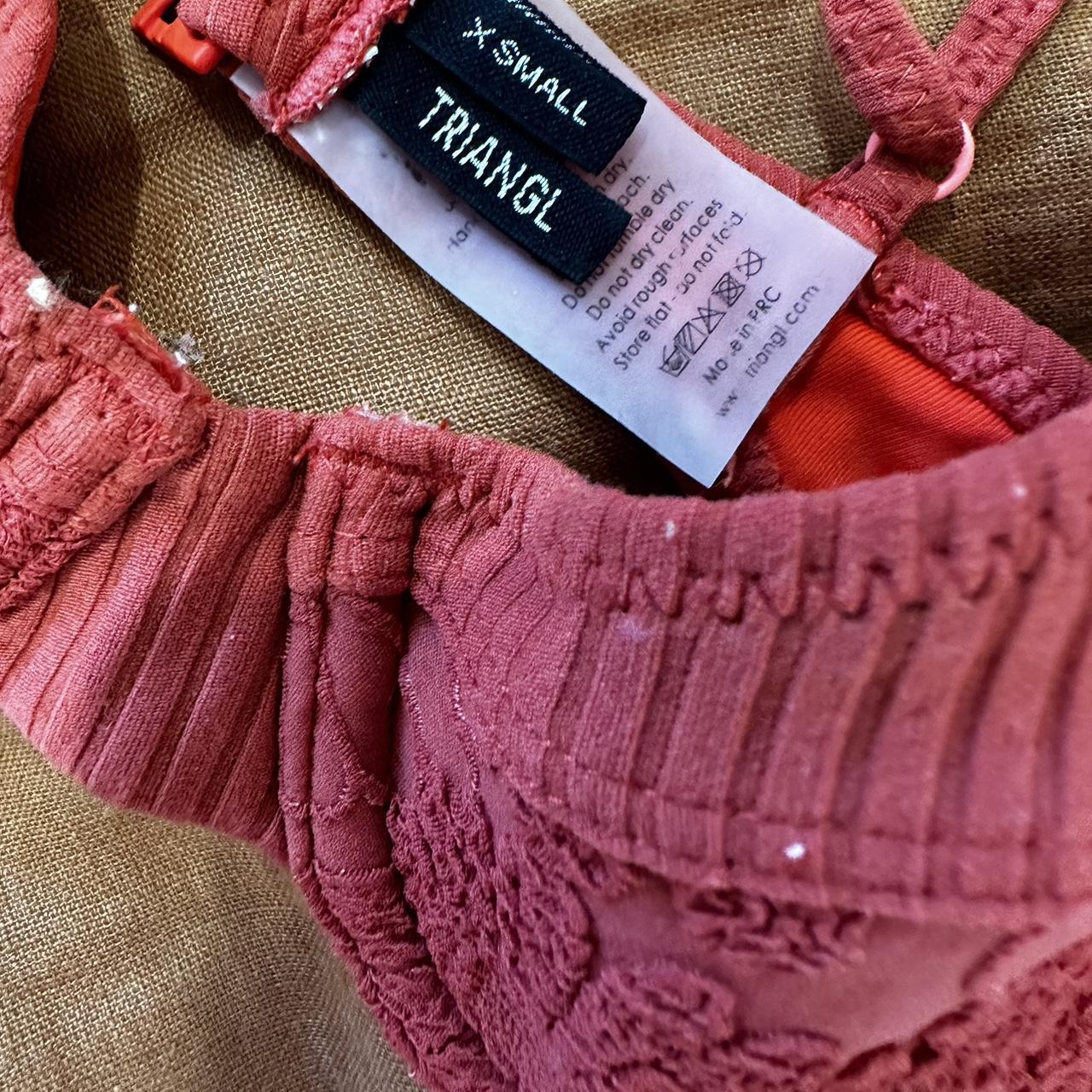 Triangl red bikini Size xs - Depop