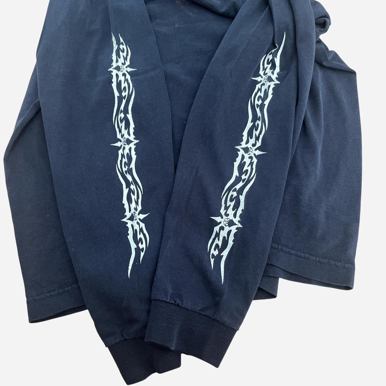 Y2K Opium-core longsleeve w tribal pattern Super... | Depop