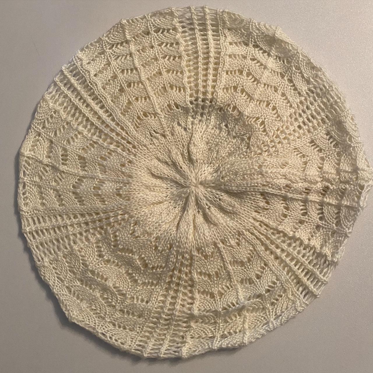 Payless ShoeSource Women's White and Cream Hat | Depop