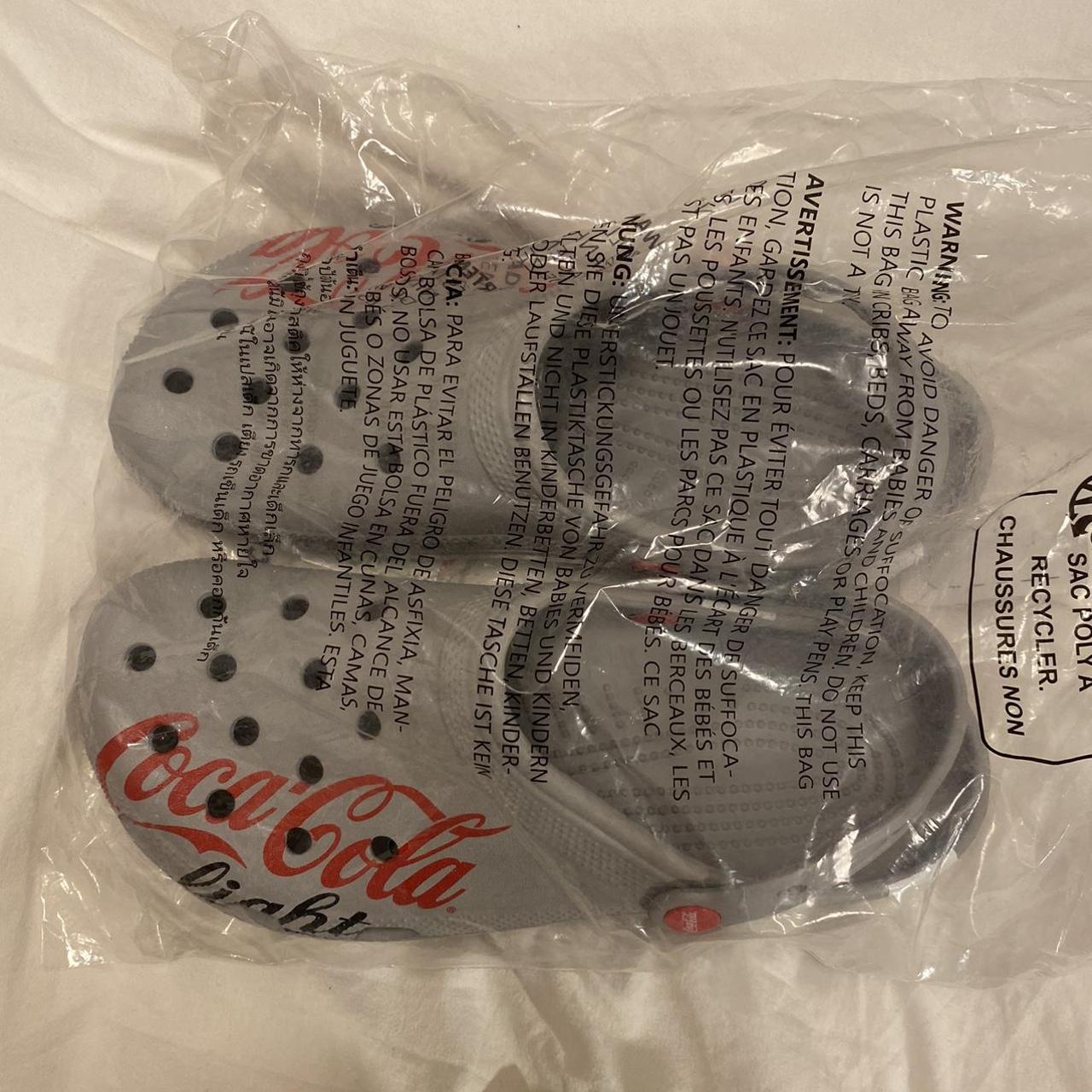 Crocs Women's Grey and Silver Footwear | Depop