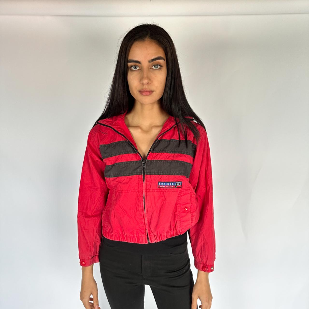 Red 90s Polo Sport Ralph Lauren Jacket Tagged... | Depop