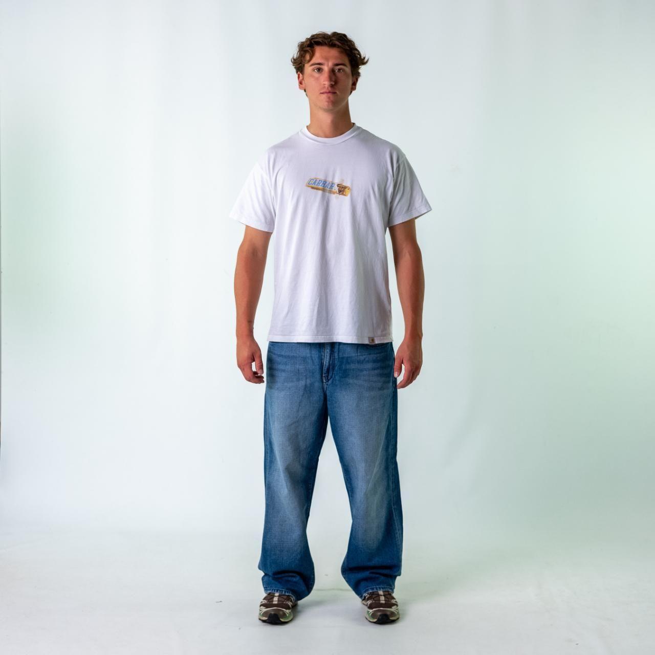 Blue 90s Ecko Denim Hip Hop Jeans Baggy... - Depop