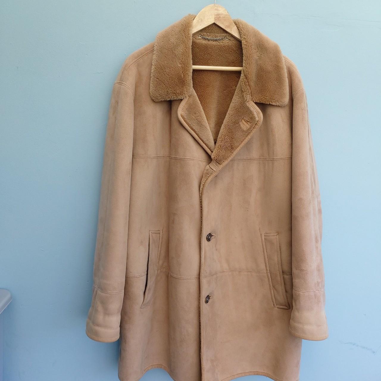 Odermark Lambtex mens vintage 3/4 coat size... | Depop
