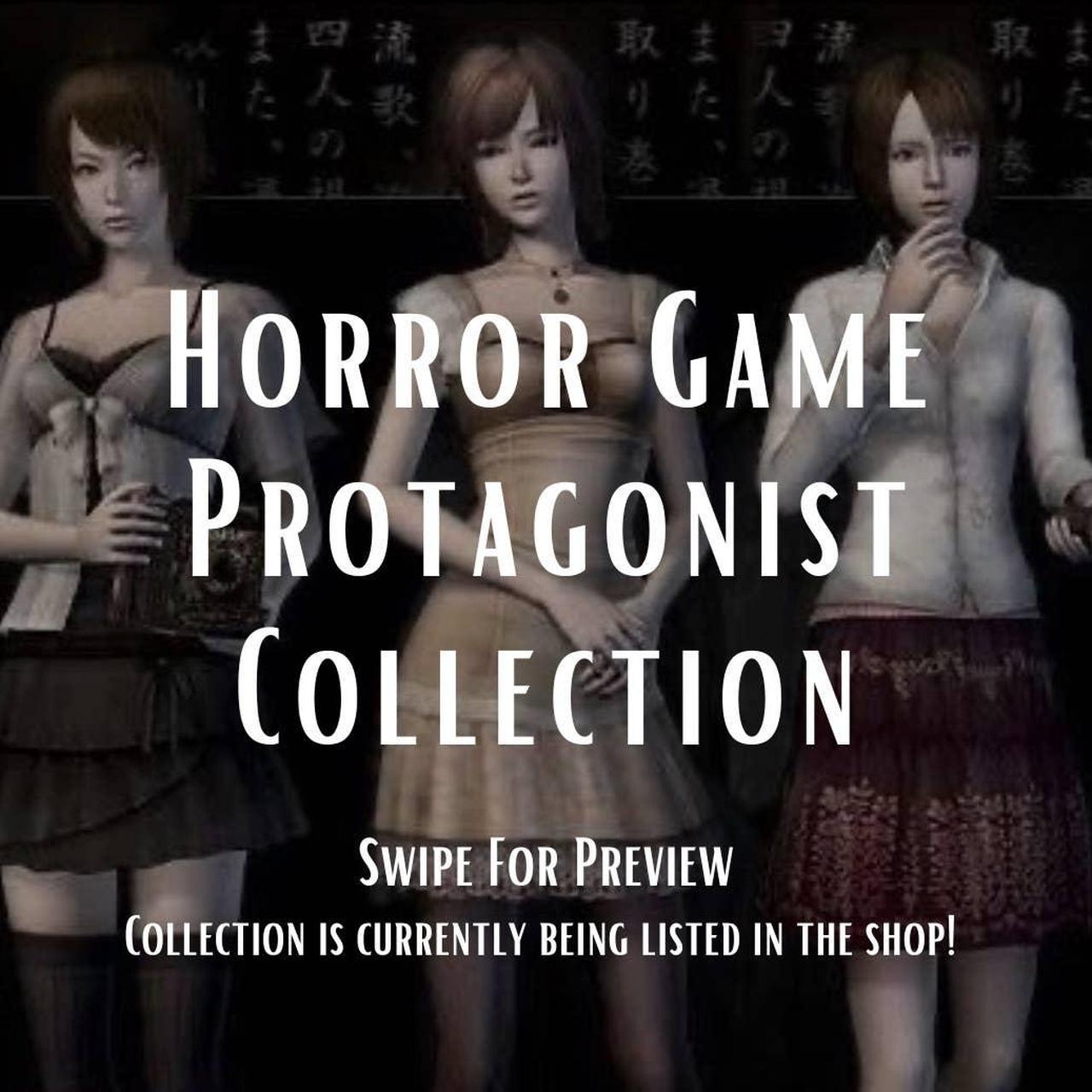 Japanese Female Horror Game Protagonist Collection... - Depop