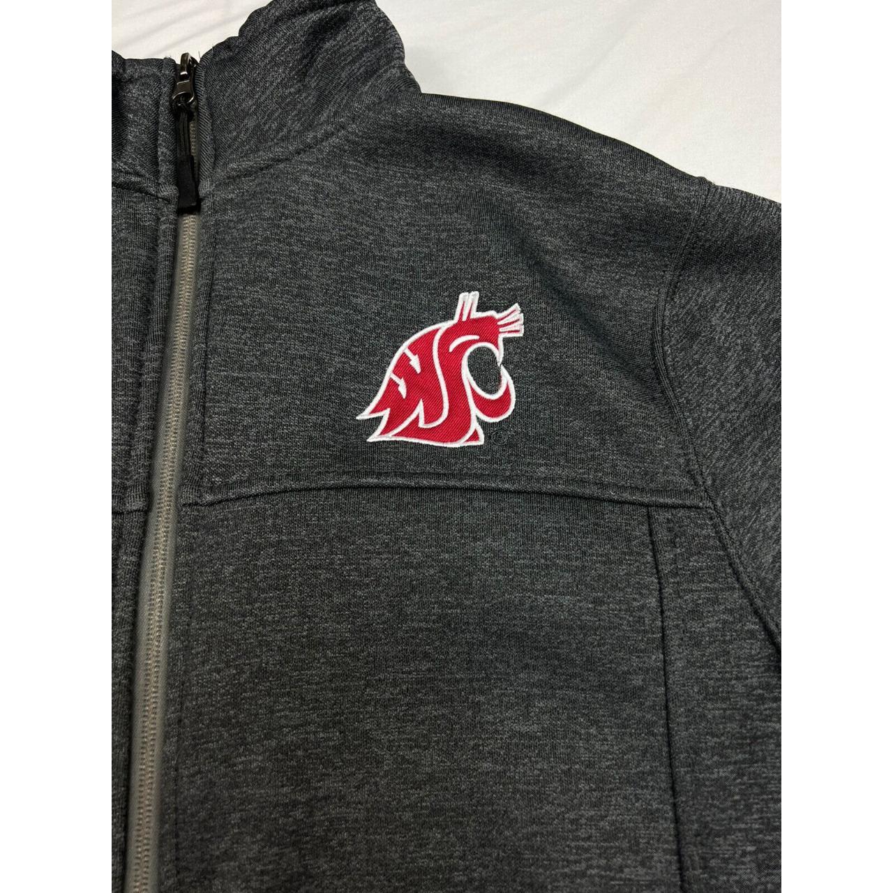 WSU Cougars Jacket Small Men’s Fleece Zip-Up... - Depop
