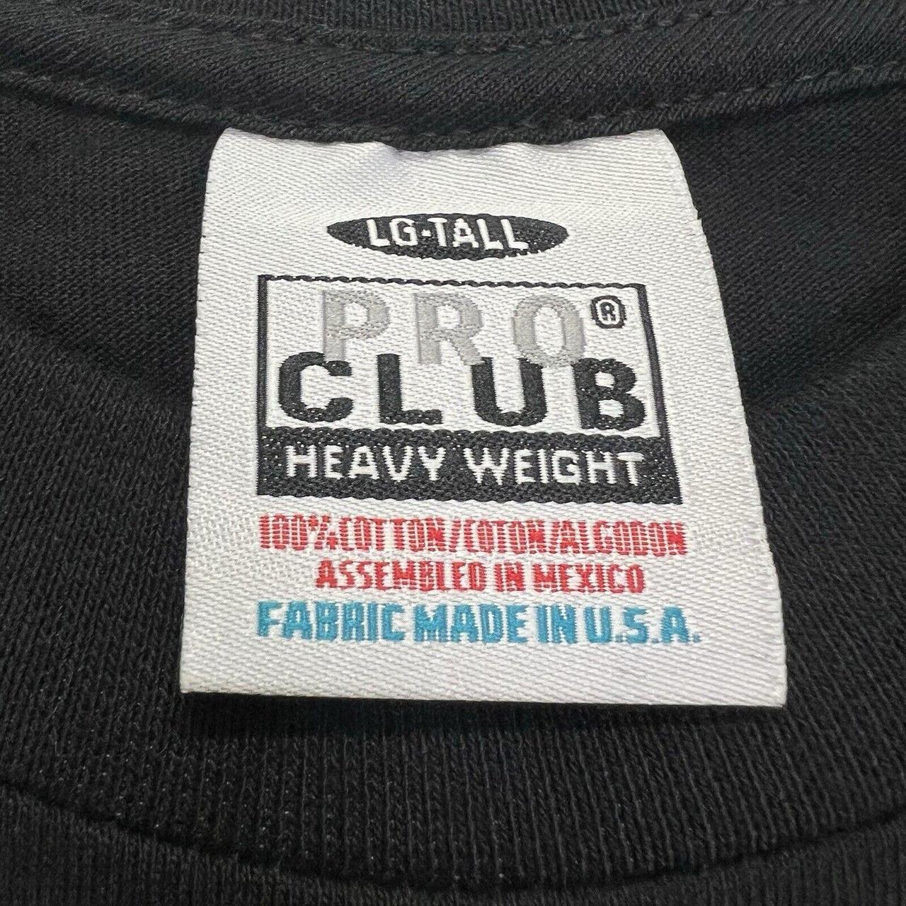 Pro Club Blank Black Short Sleeve Tee Shirt Large... - Depop