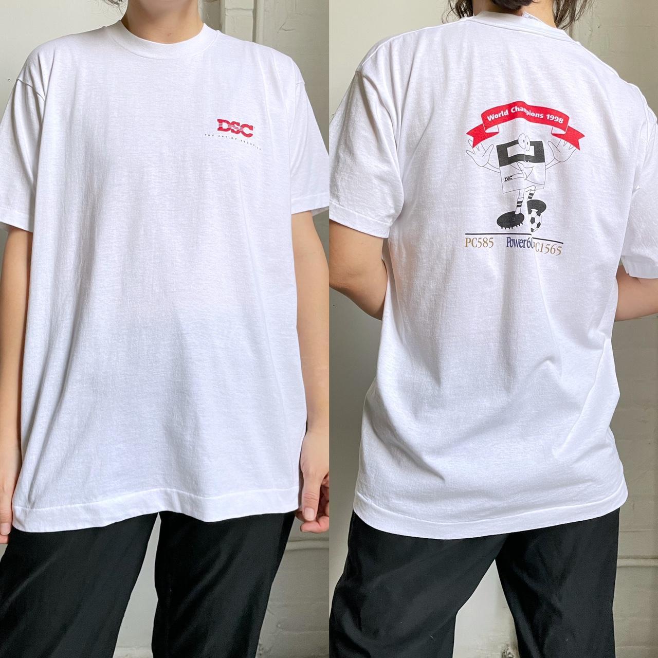 90s vintage DSC Security System t-shirt - single... - Depop