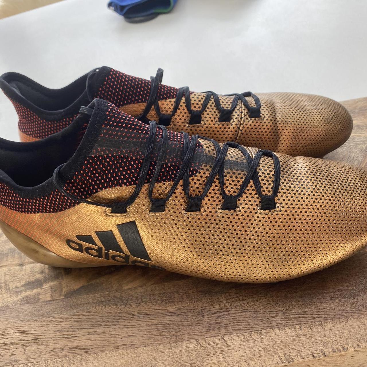 Addidas x football boots size 10.5, have hardly ever... - Depop