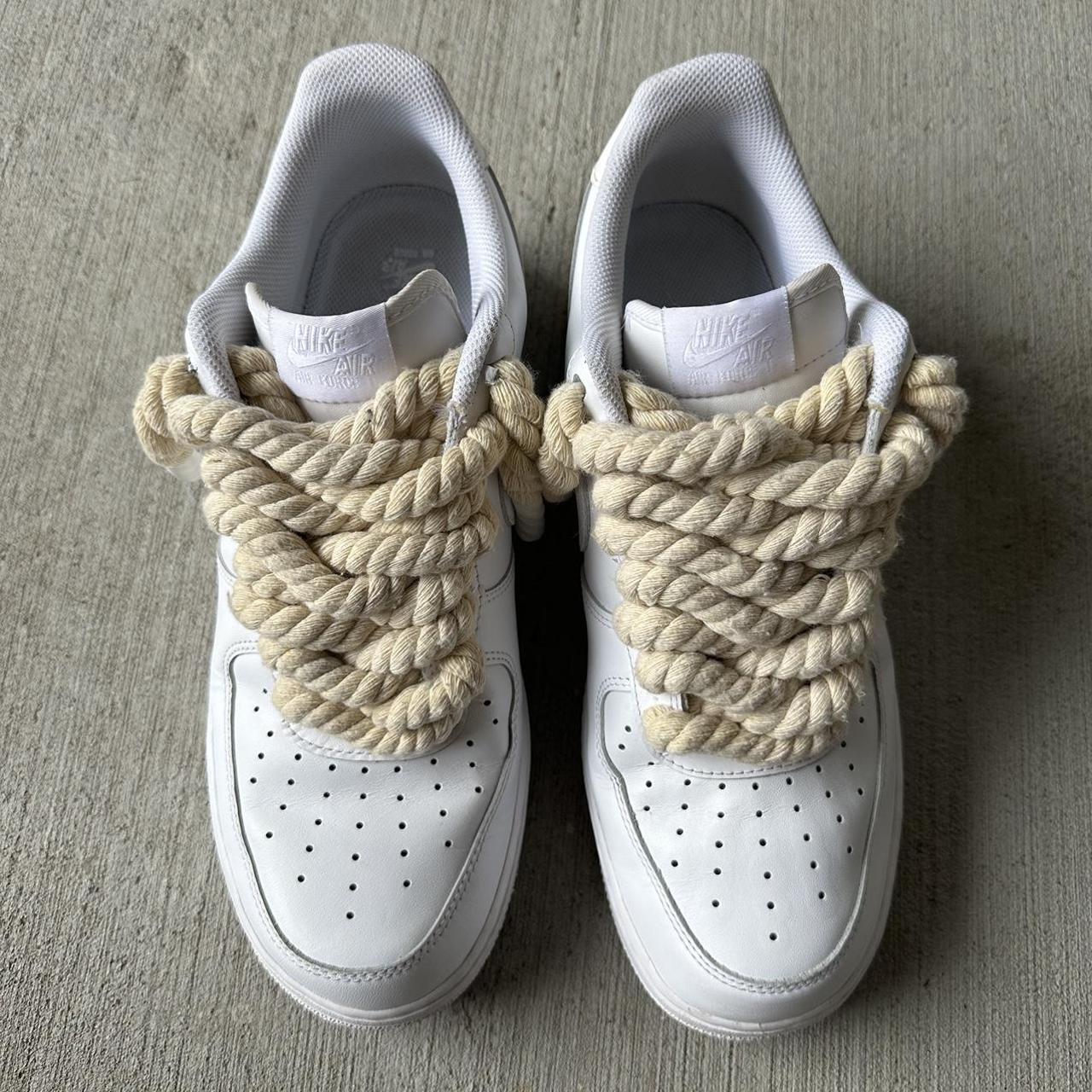 Air Force one custom rope laces #nike #airforce one... - Depop