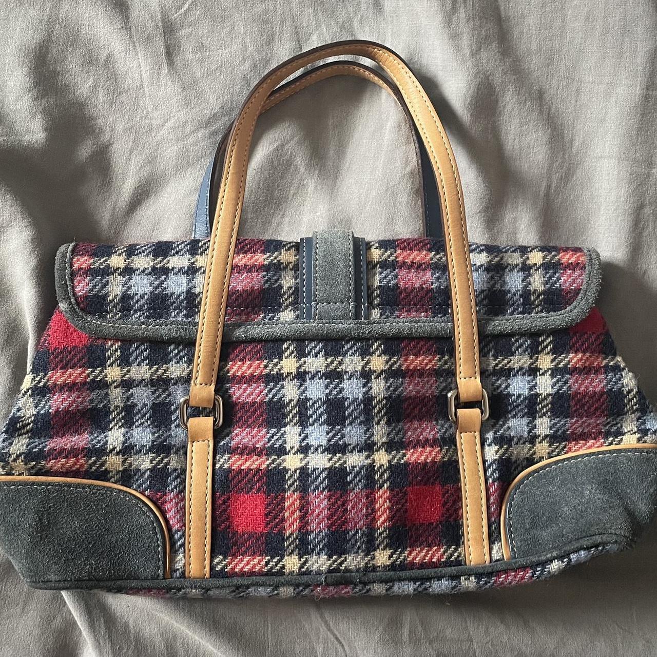 Coach checkered Y2K handbag in great condition. Only... - Depop
