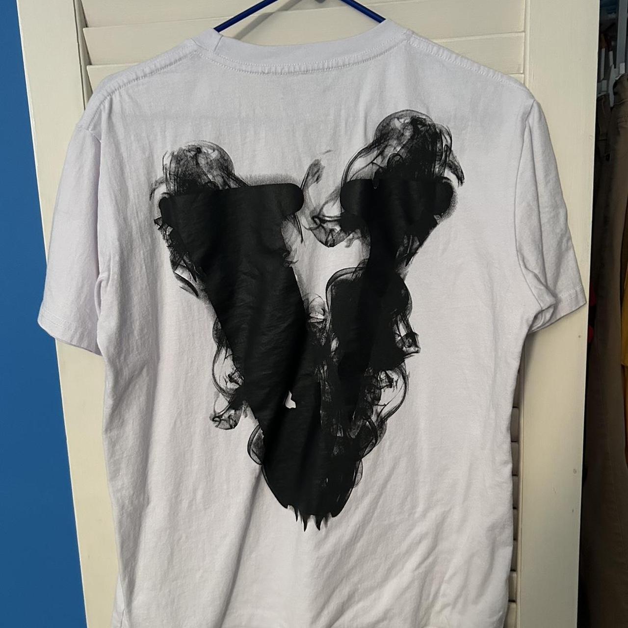 vlone smoke angel tee - Depop