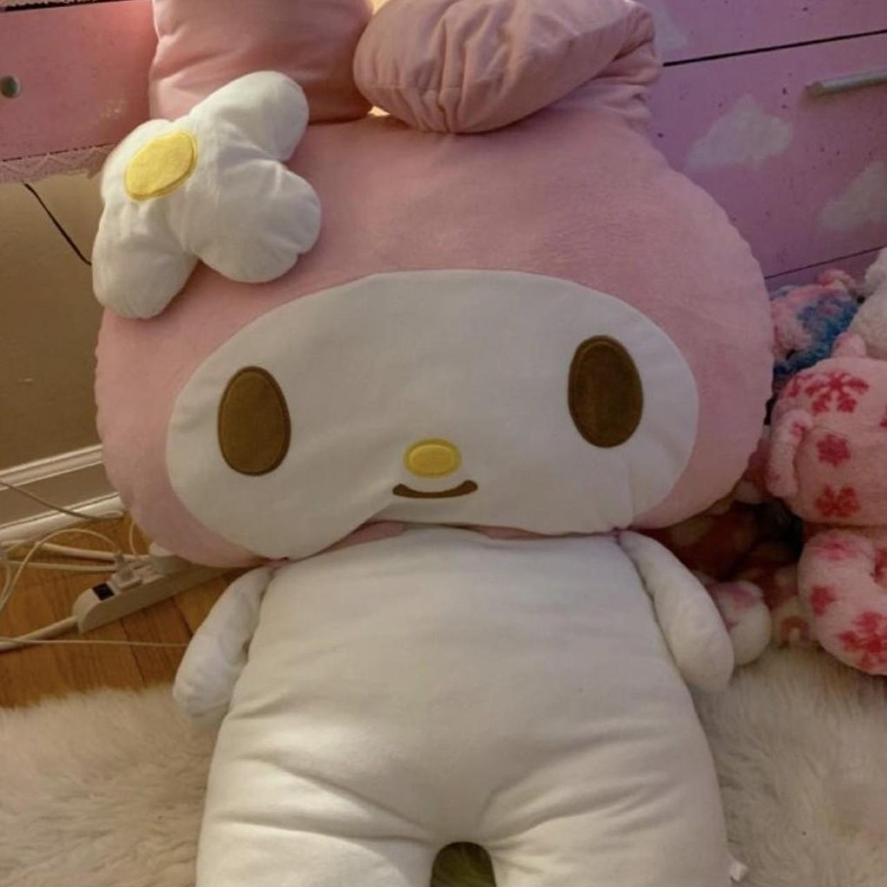 On Hold Til 95 Large My Melody Plush Very Rare Dm Depop