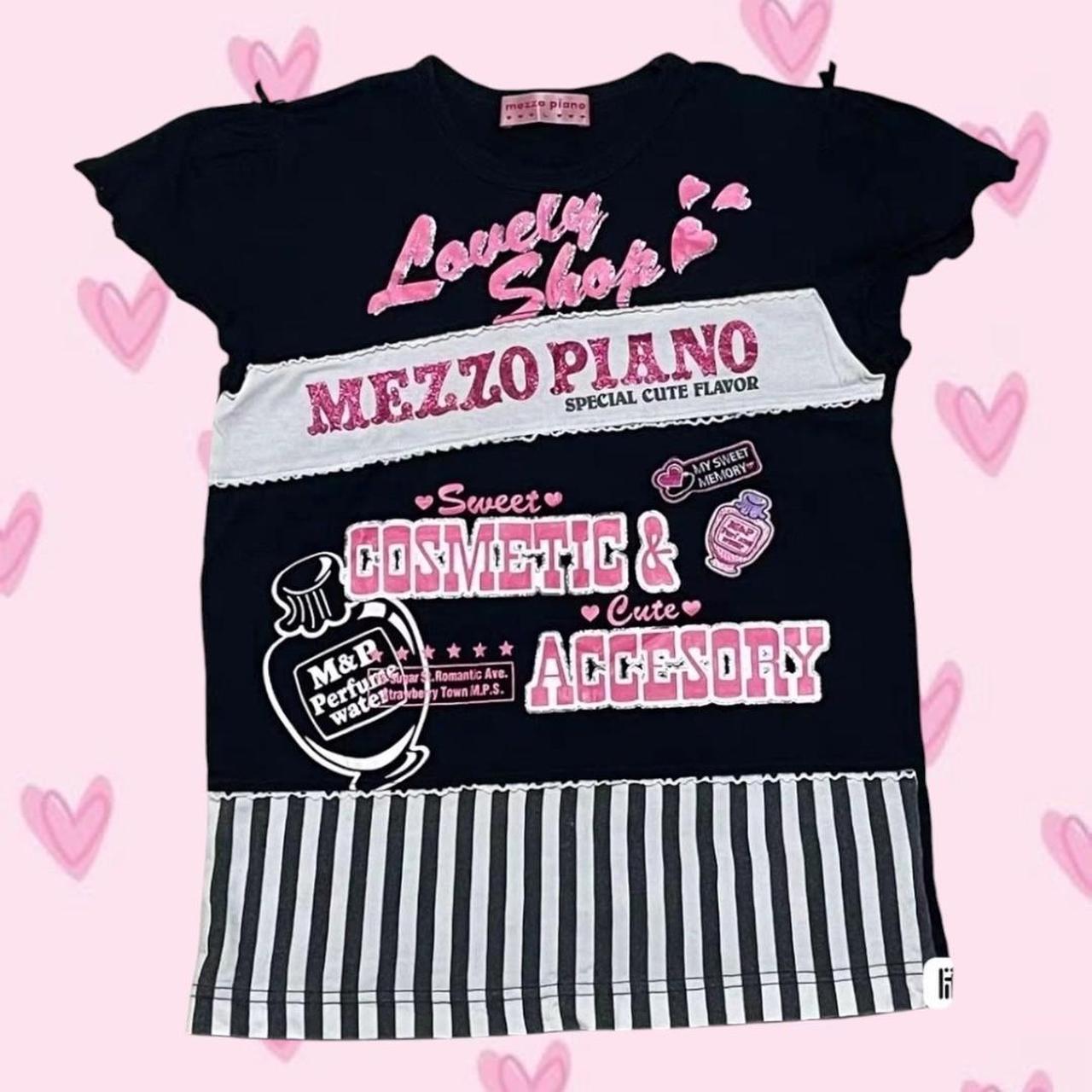 Mezzo piano tshirt Size 160, so M SEND... - Depop