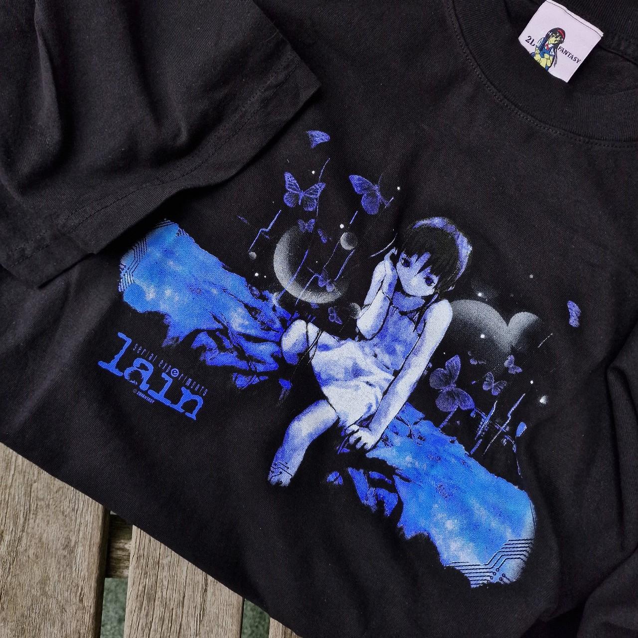 Serial Experiments Lain Vintage T-Shirt XL Rare... - Depop