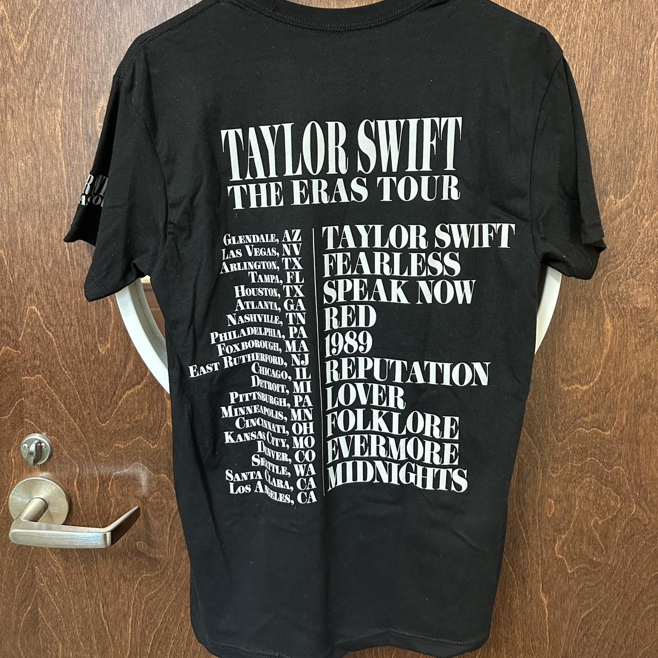 OFFICIAL taylor swift eras tour t-shirt !! never... - Depop