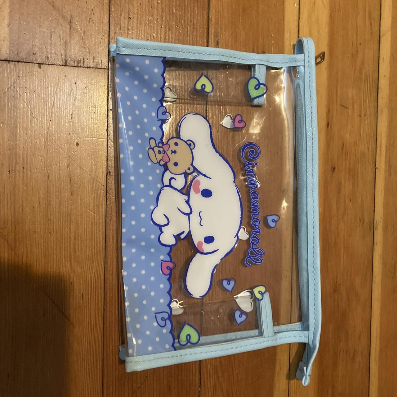 -cinnamoroll pencil case -about as big as both my... - Depop