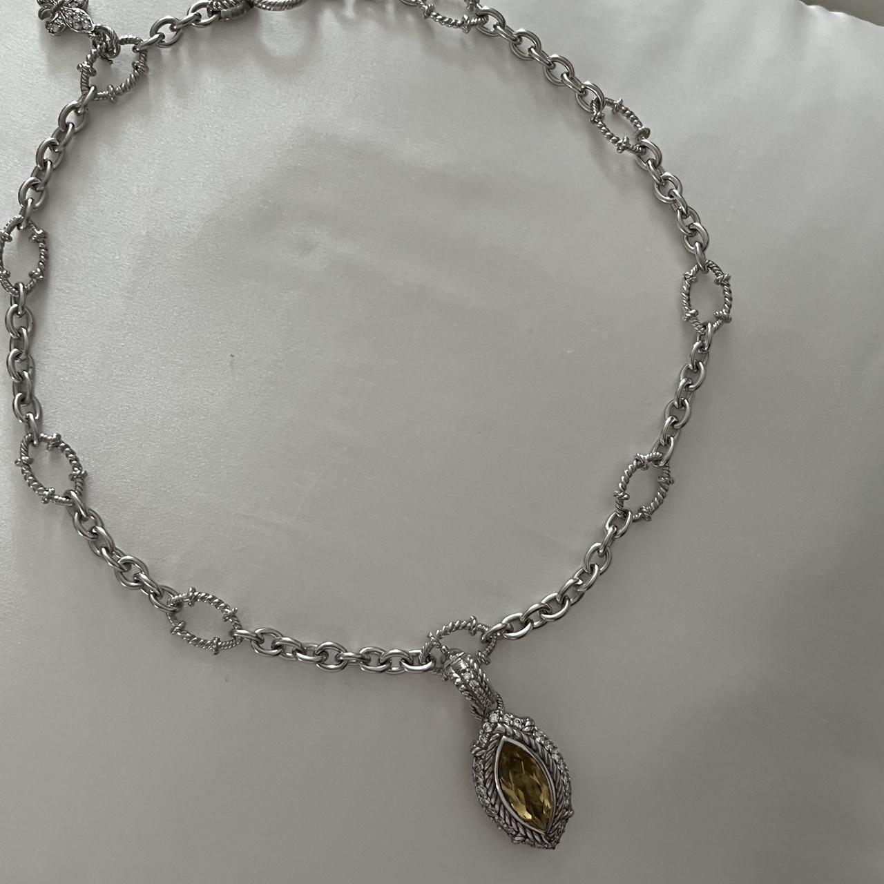 judith ripka necklace, limited edition y2k - Depop