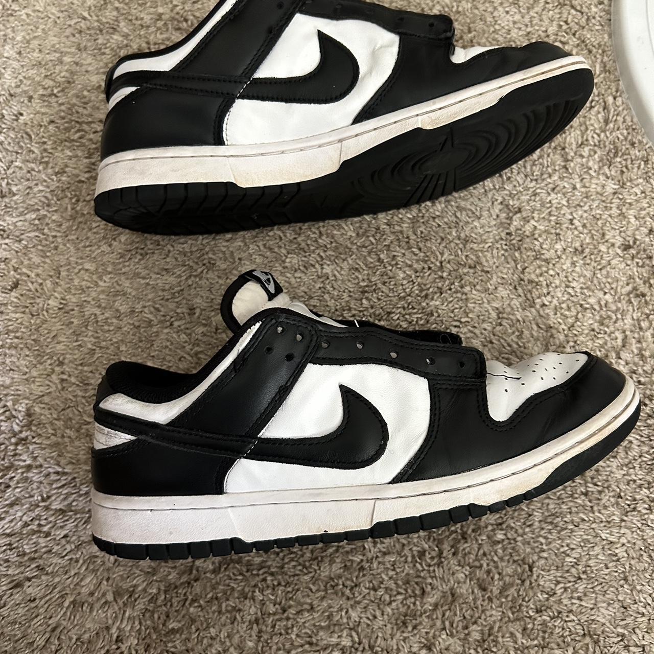 nike panda dunks. these do not come with shoe laces.... | Depop