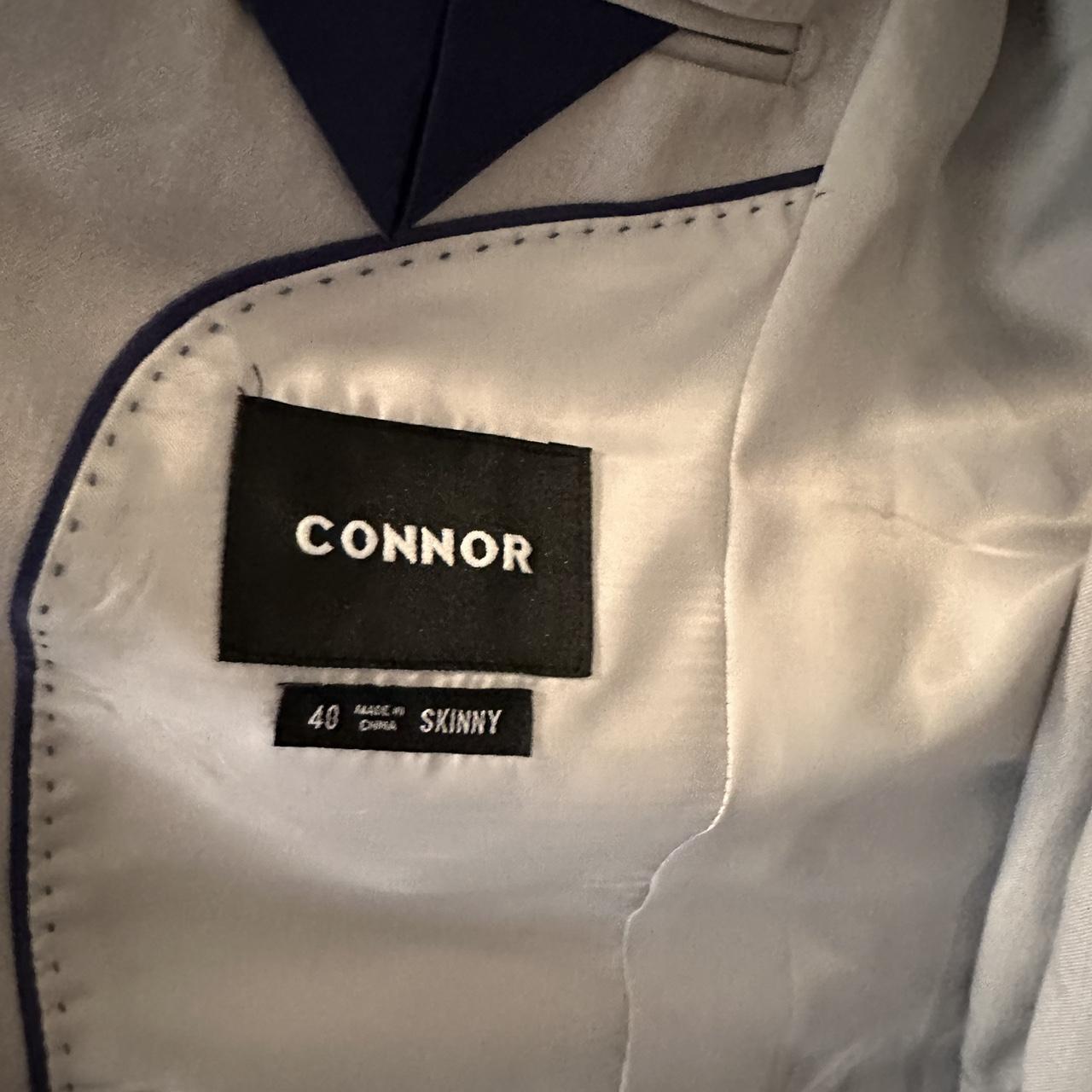 Connor grey suit set Size 40 blazer Size 36 pants... - Depop