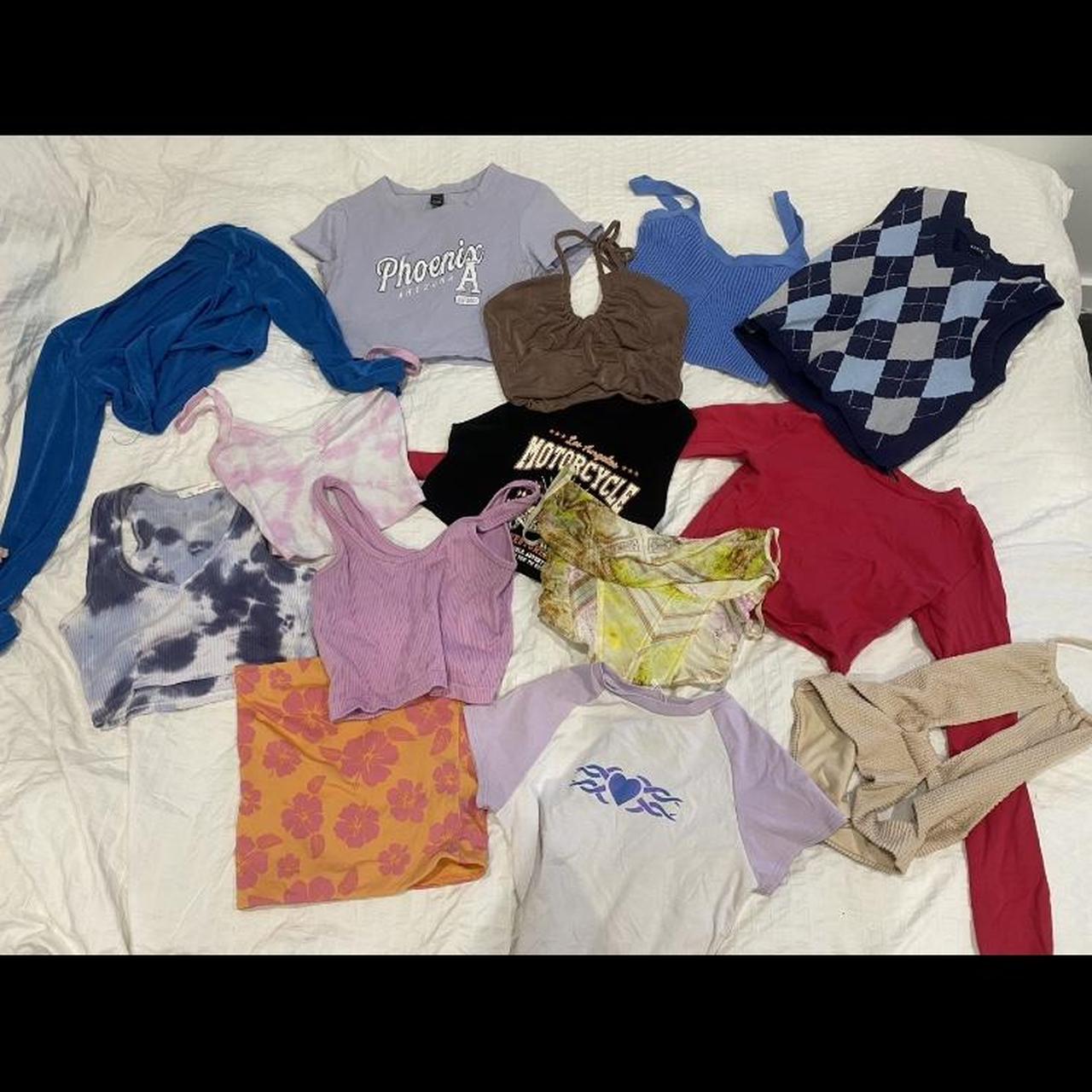 Bulk crop tops for going out/clubbing, casual wear.... - Depop