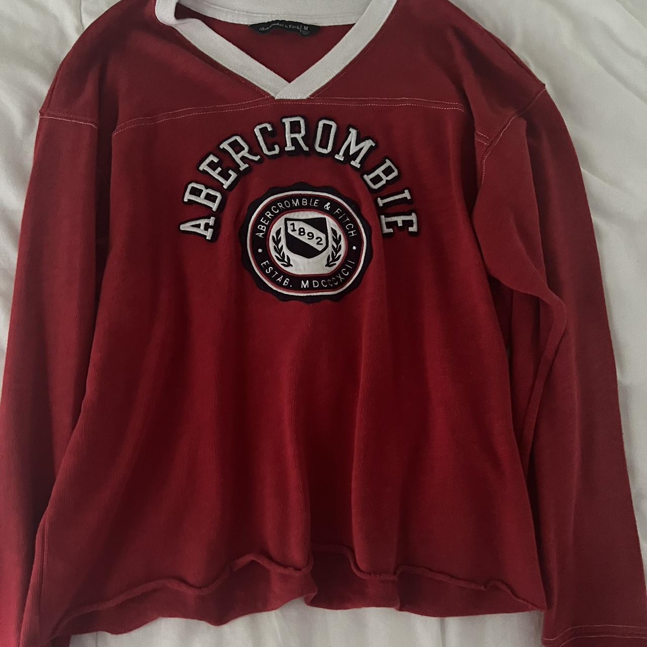 2000s vintage abercrombie & fitch sweater worn a... - Depop