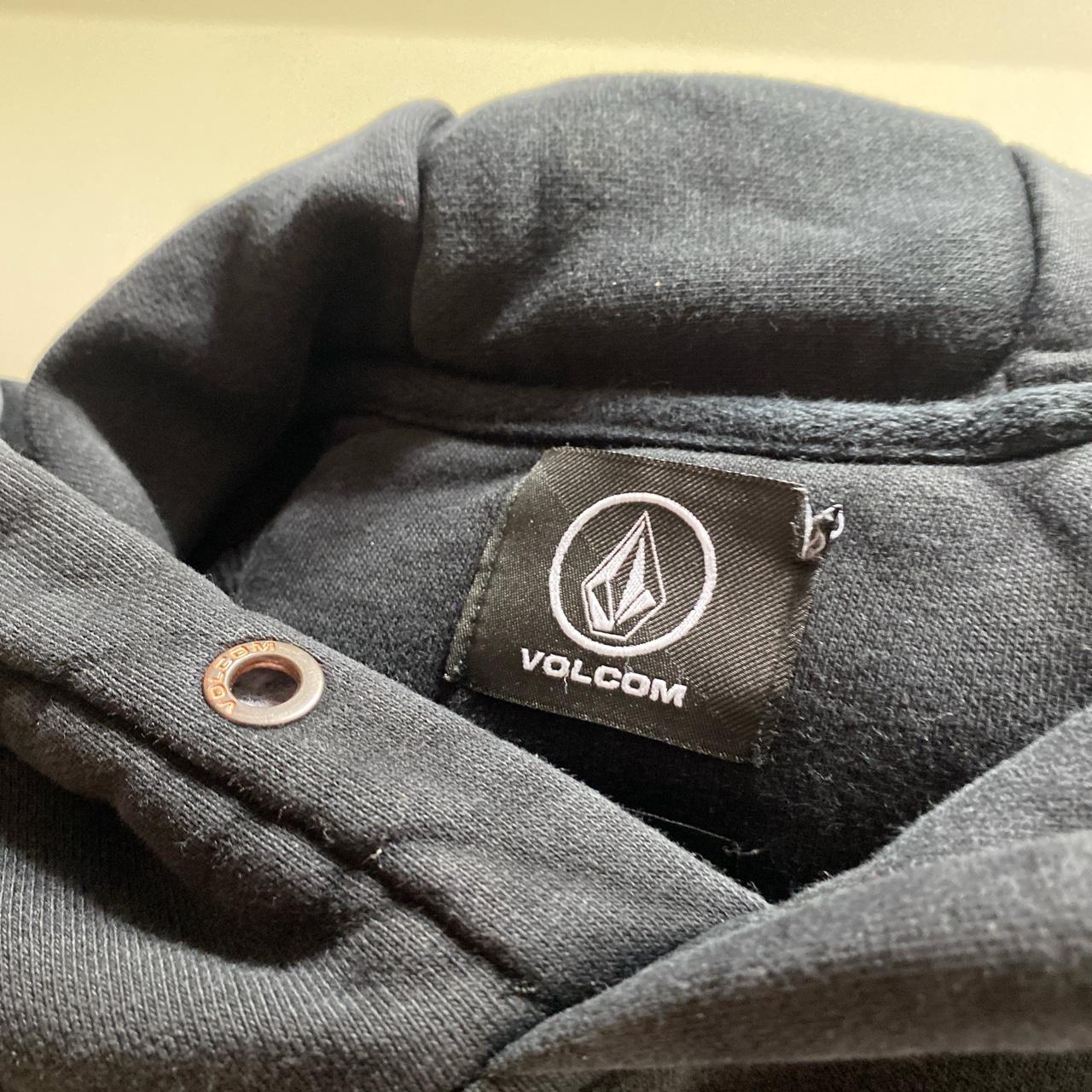 Volcom Women's Black Hoodie | Depop