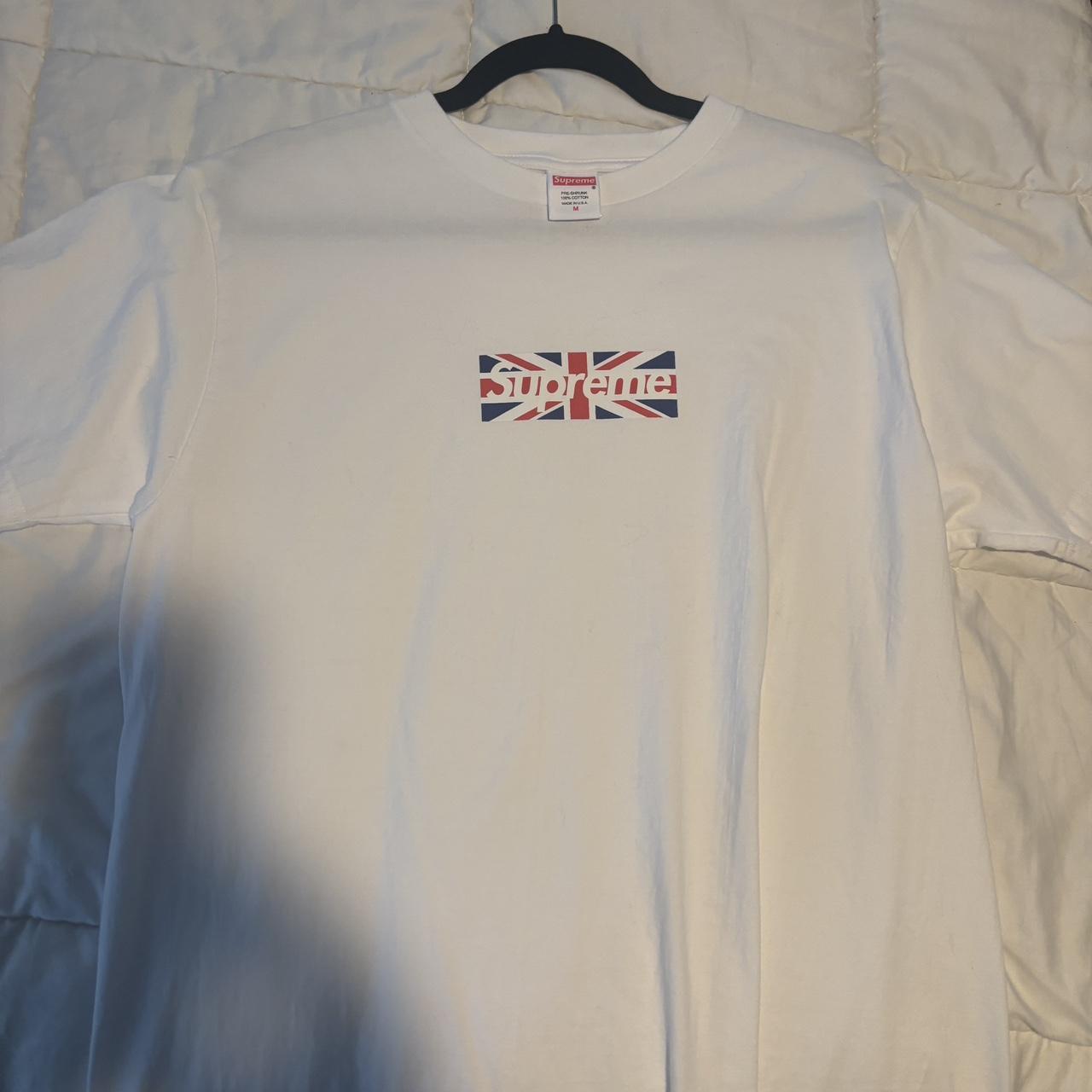Supreme uk box logo tee Size medium No... | Depop