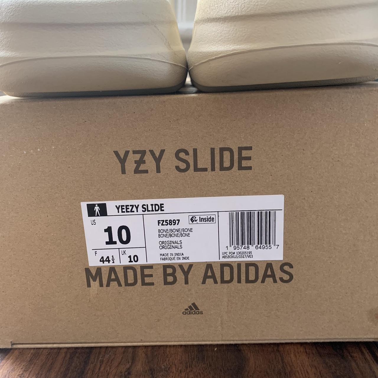 Yeezy slides bone restocked! Size 10 #kanye #ye... - Depop