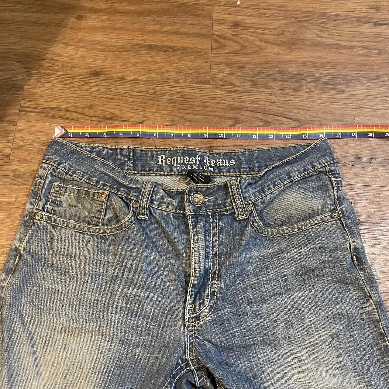 Request Jeans Premium 32 X 41 men’s blue jeans no... - Depop