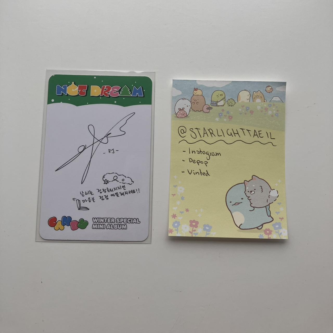 NCT dream renjun candy photobook photocard pc great... - Depop