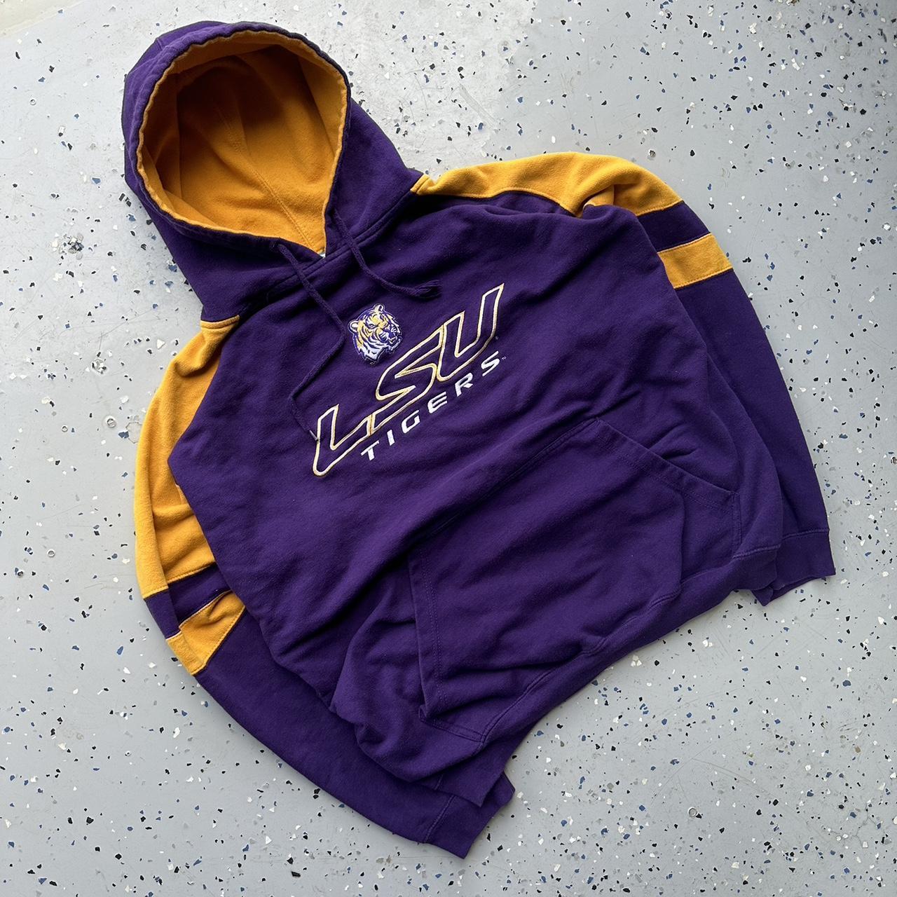 LSU NCAA hoodie 📏 Sizes: Tagged L 🤙 Offers welcome... - Depop