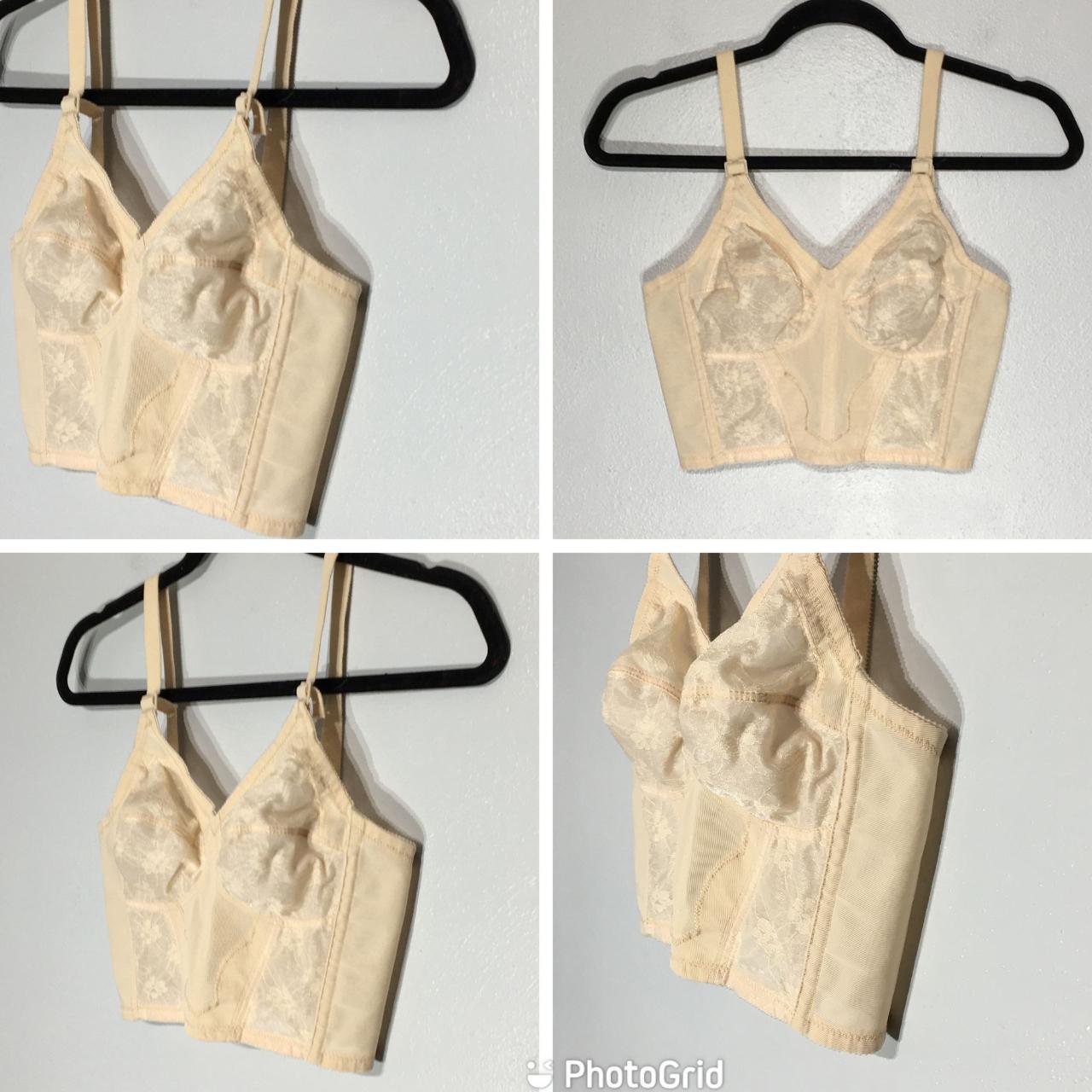 Vintage 70s Sears Long Line Bra Corset Wedding... - Depop