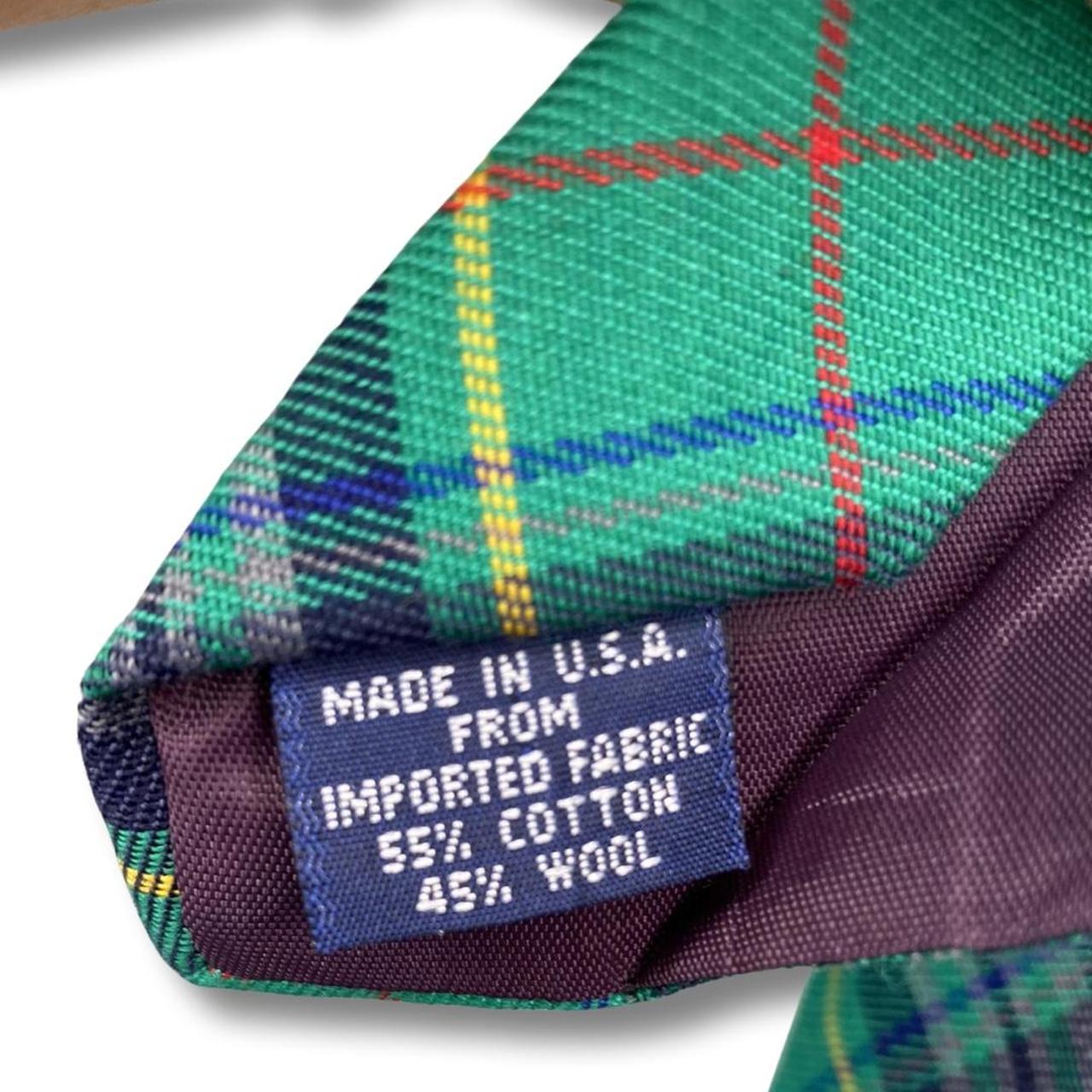 90’s Vintage Gap Tie Plaid tie in blue/green color... - Depop