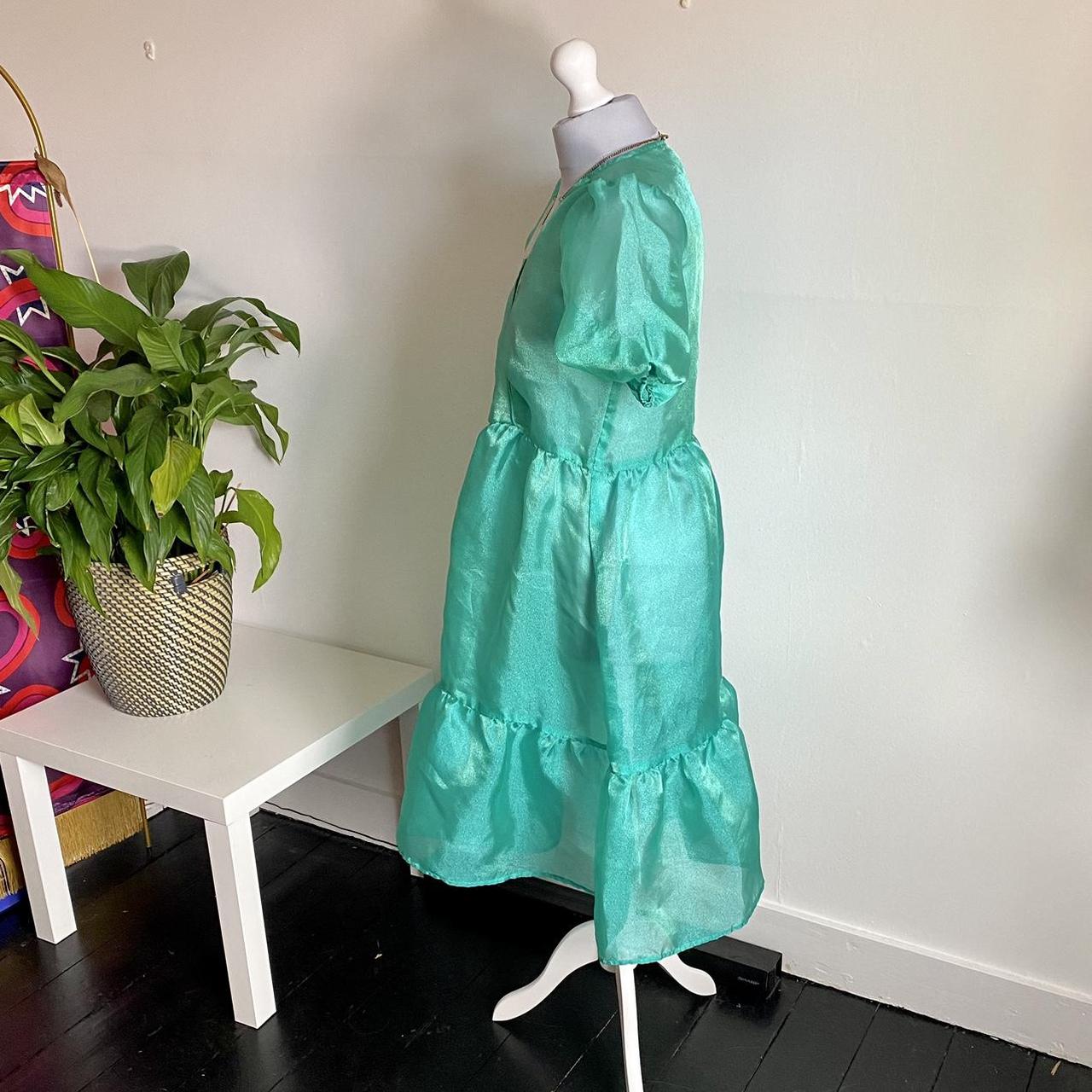 Monki Sheer dress Size S Transparent dress…... - Depop