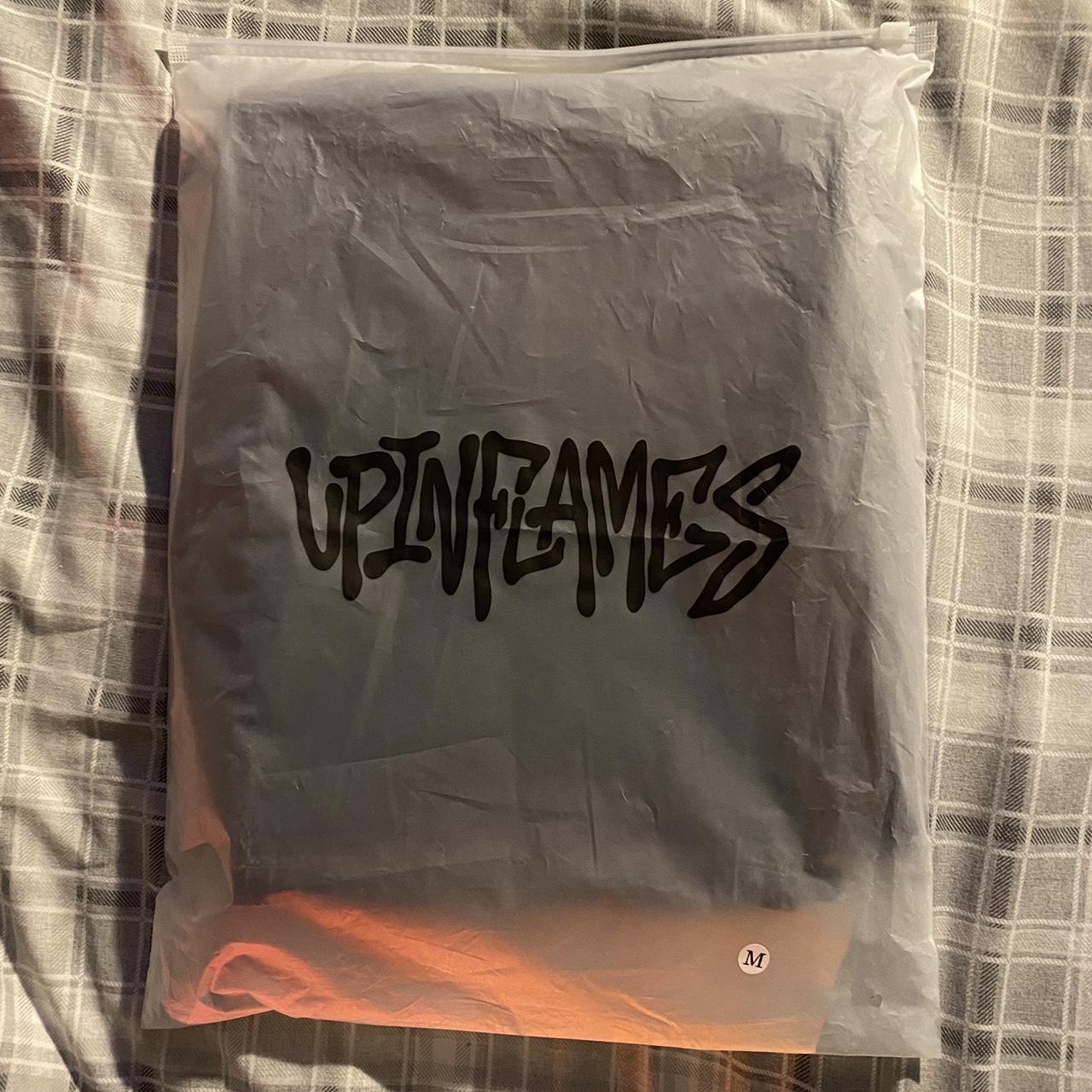 Up In Flames Black Jeans Medium, Size 32 waist 31... - Depop