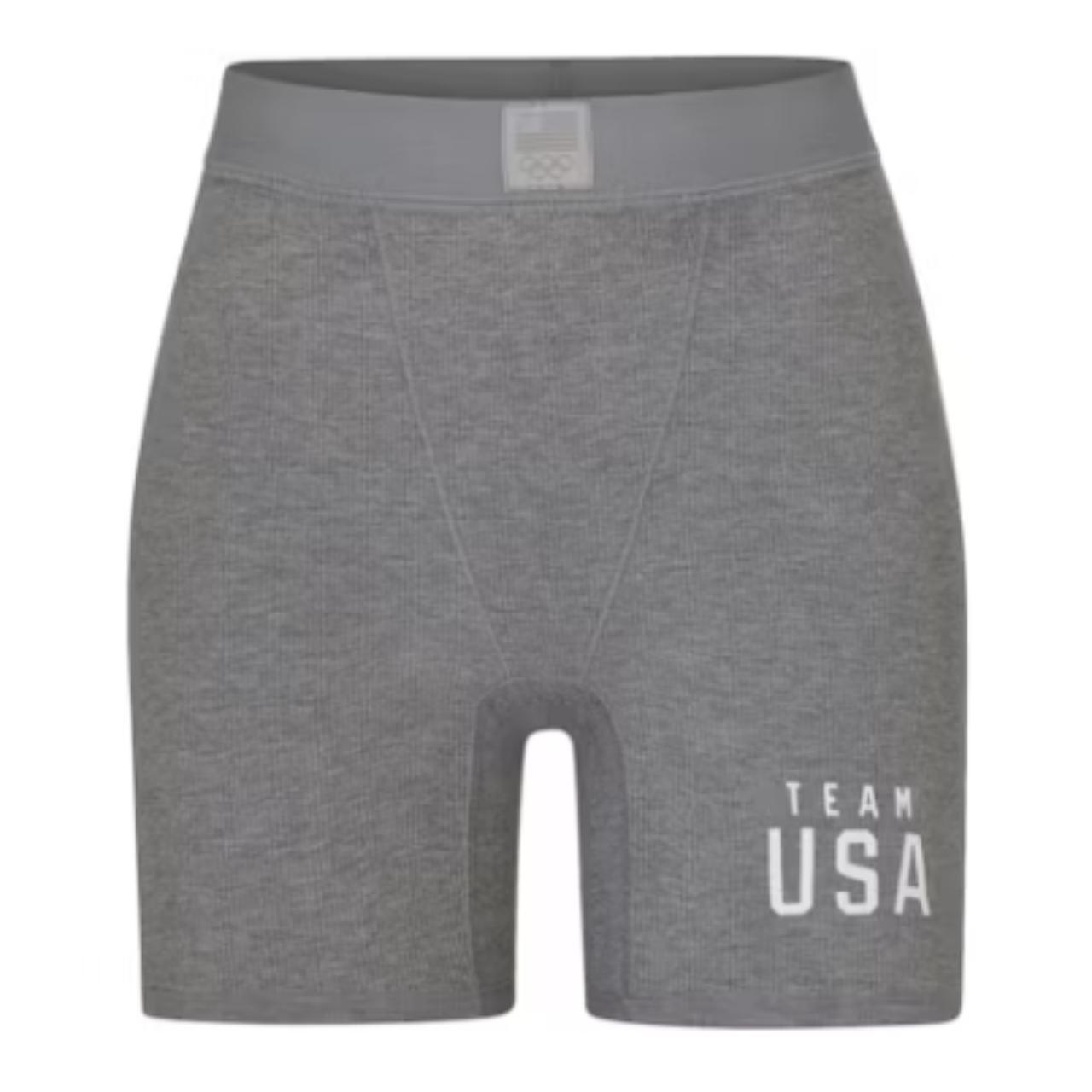 SKIMS Olympic Capsule Rib Boxer | Skims for Team US... - Depop
