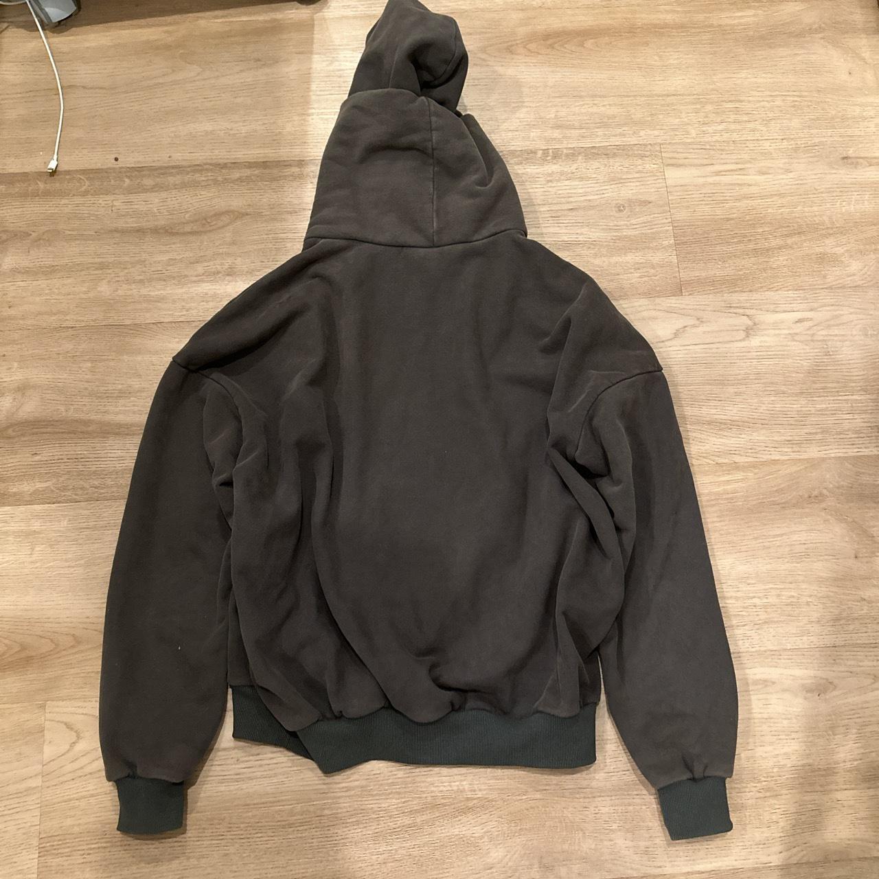 Ditch masked hoodie charcoal size large - Depop