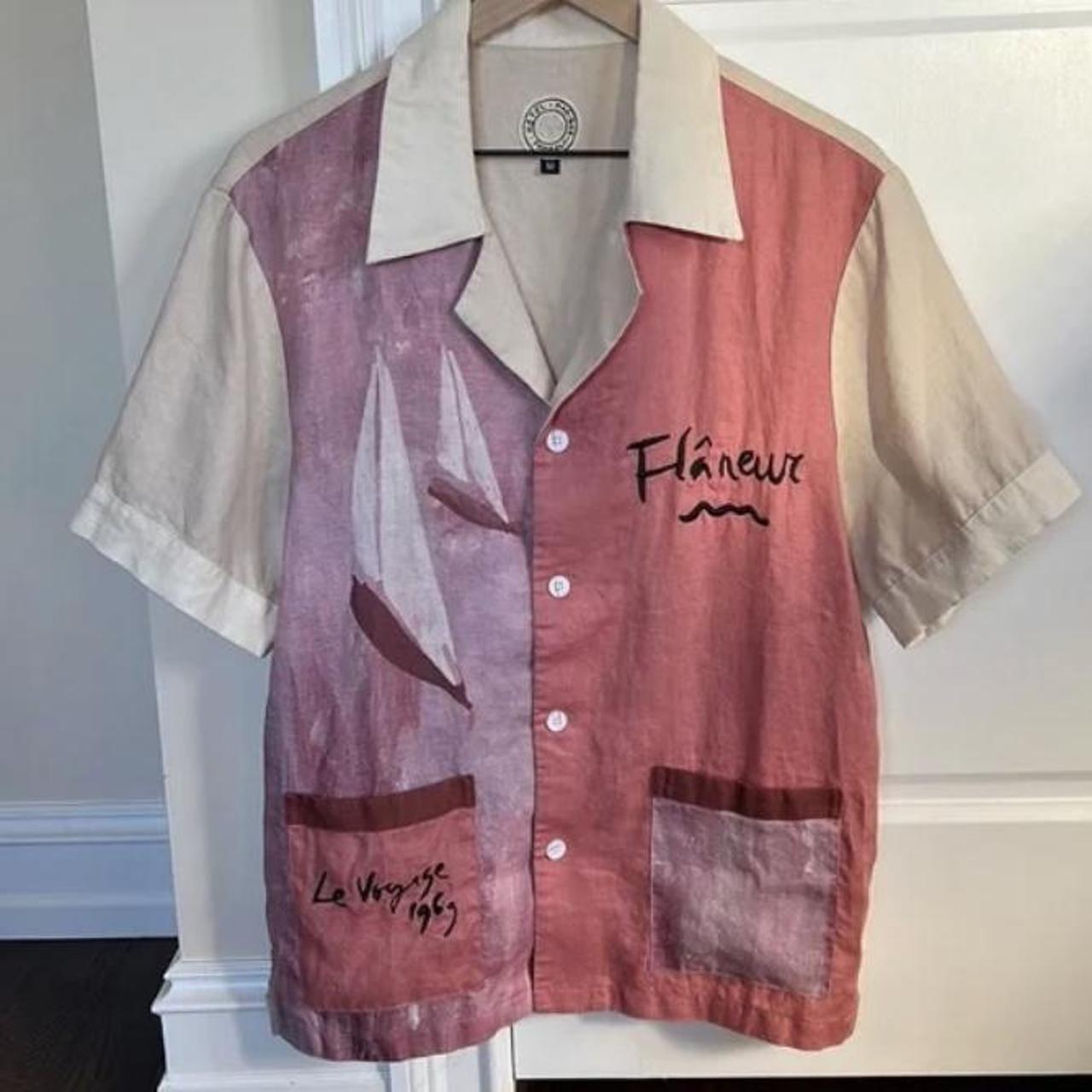 Tombolo x Hotel Magique Linen Cabana Shirt Medium,... - Depop