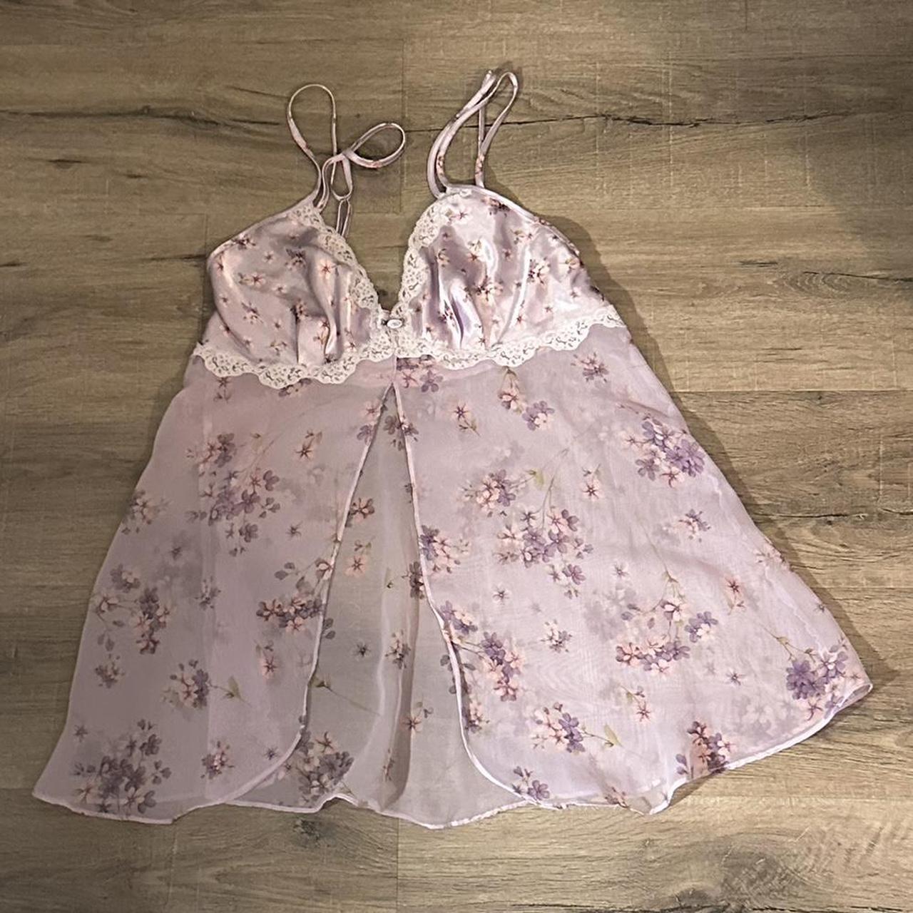 Secret Treasures vintage nightgown and matching robe - Depop