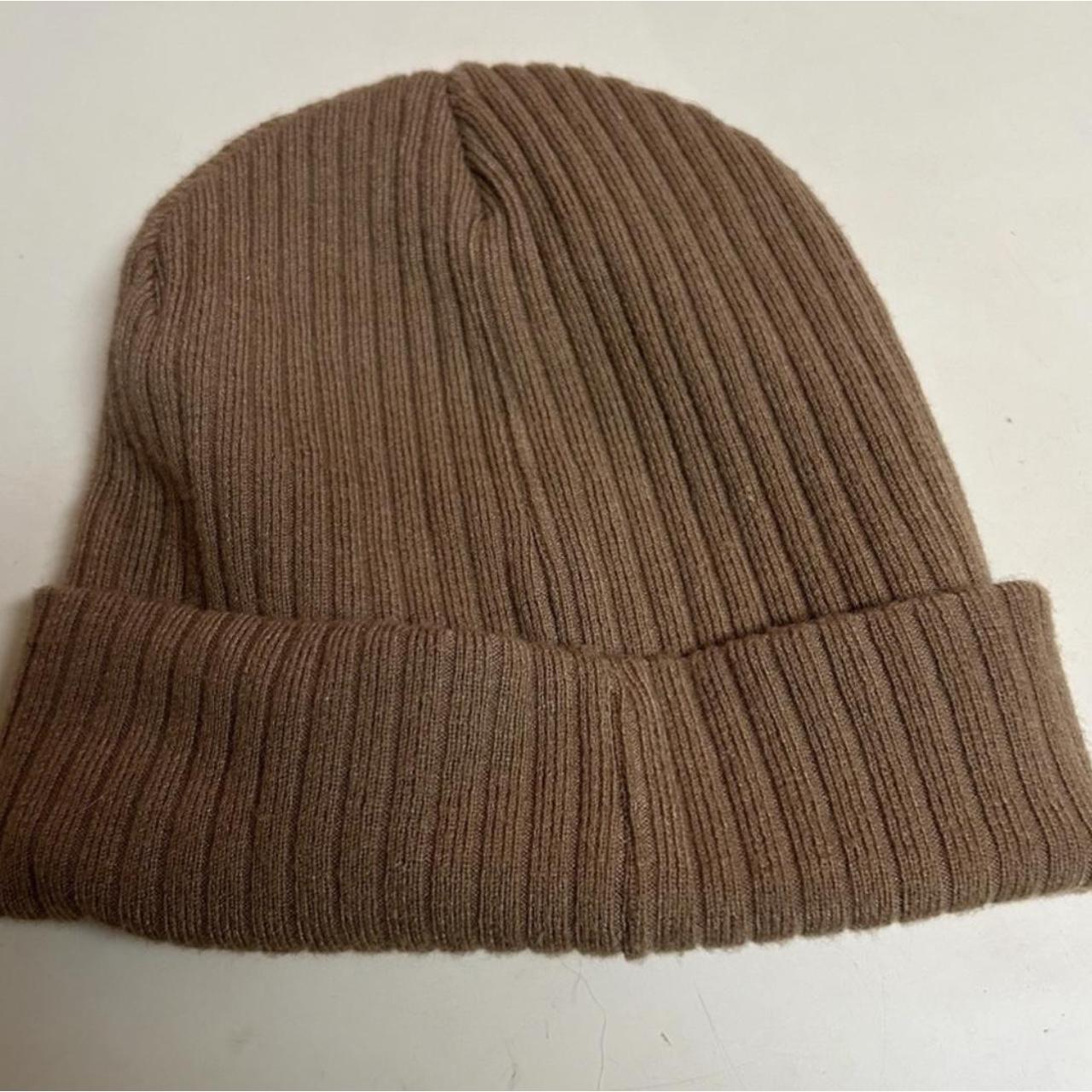 Tan Beanie - Depop