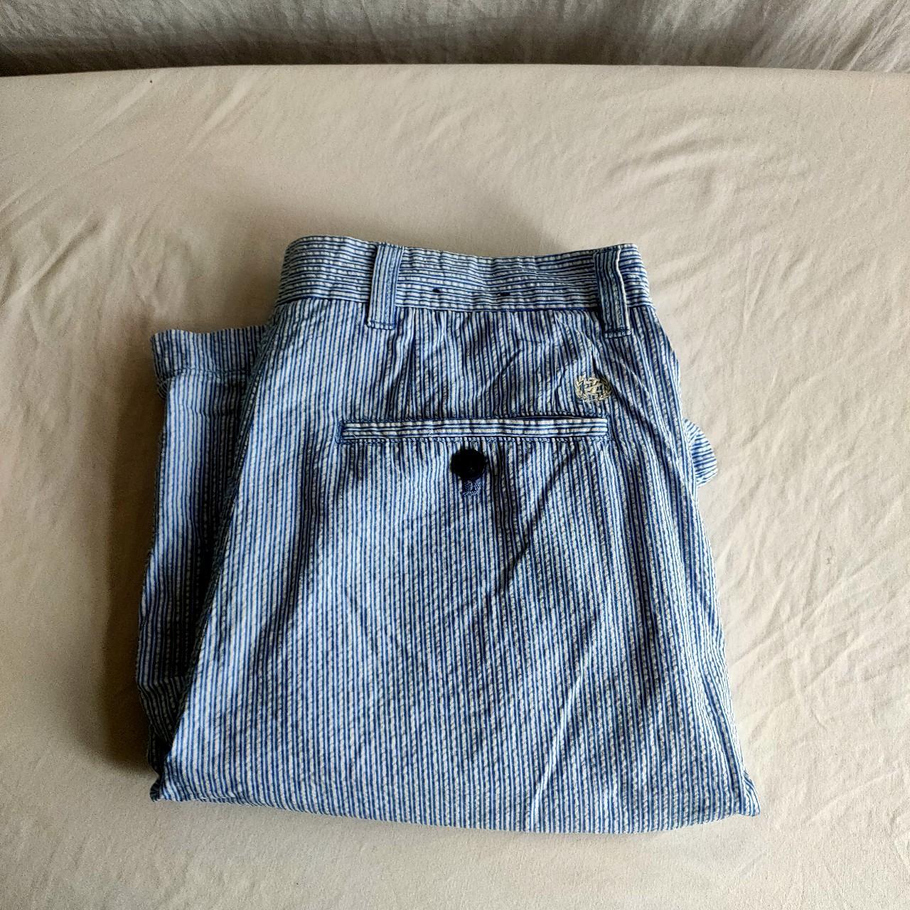 Izod Mens Vintage Shorts 90s Waffle Cotton Blue... - Depop