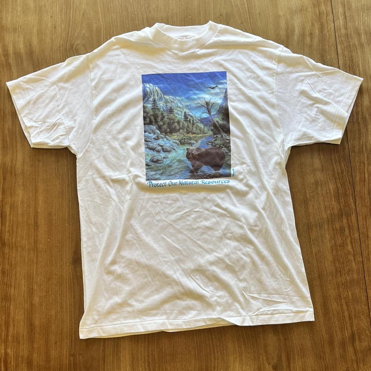 Vintage ‘Protect Our Natural Resources’ Tshirt Large... - Depop