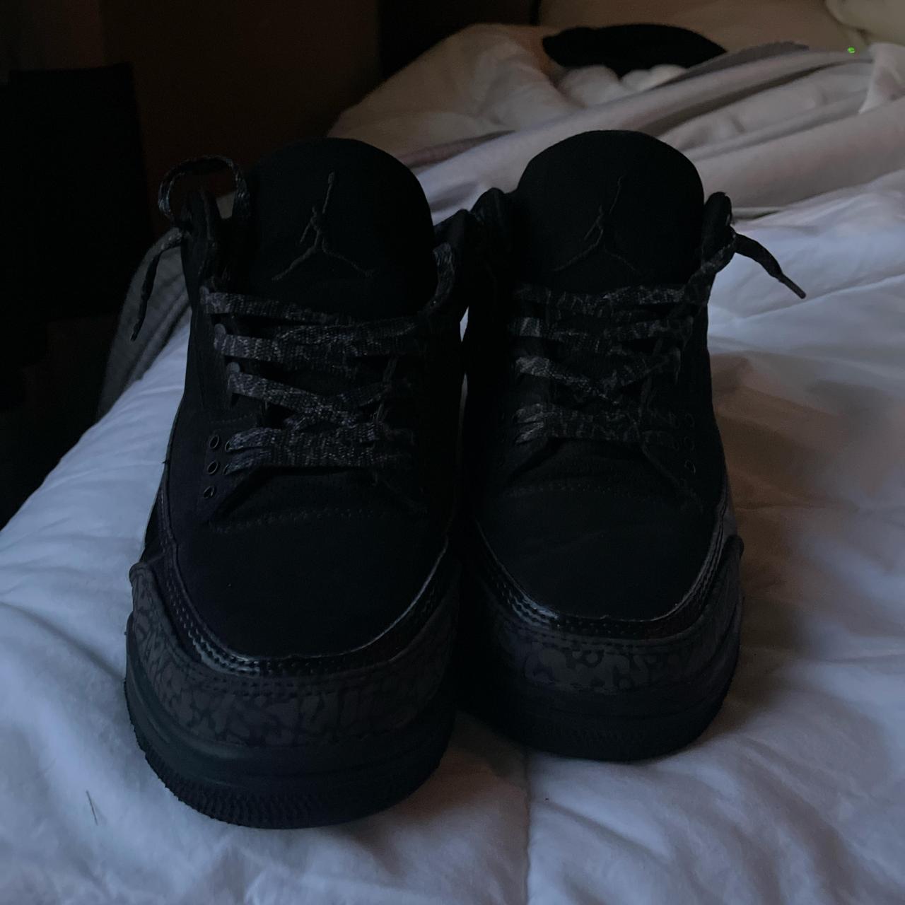 Jordan 3s gs” black cats Size: 9 Worn twice but... | Depop
